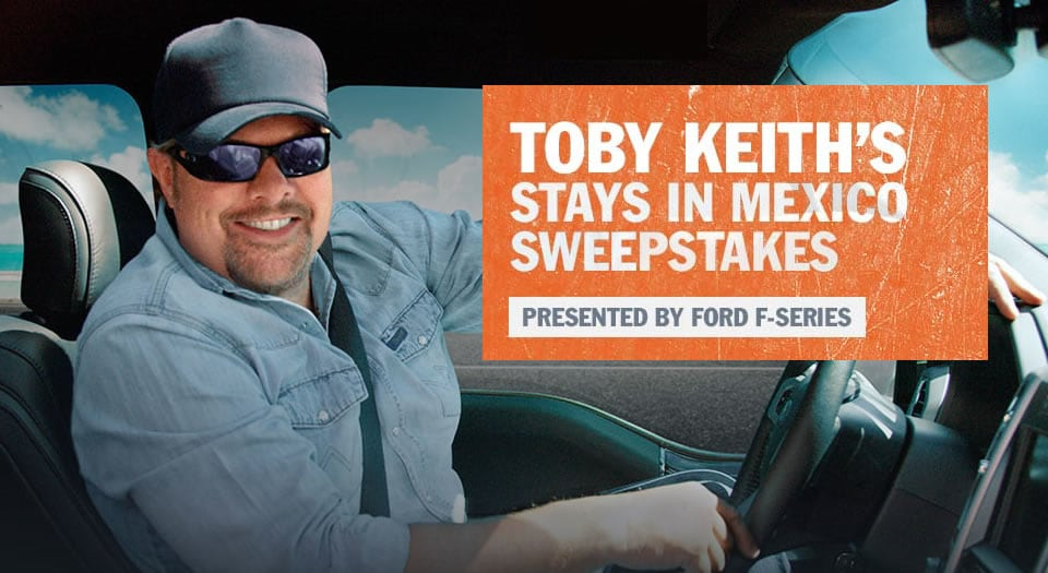 Enter To Win A New 2018 Ford F-150 & Hang With Toby Keith!